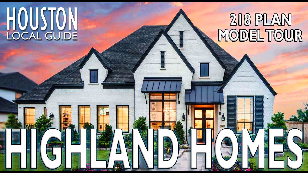 Highland Homes 218 Plan Model Home Tour - YouTube