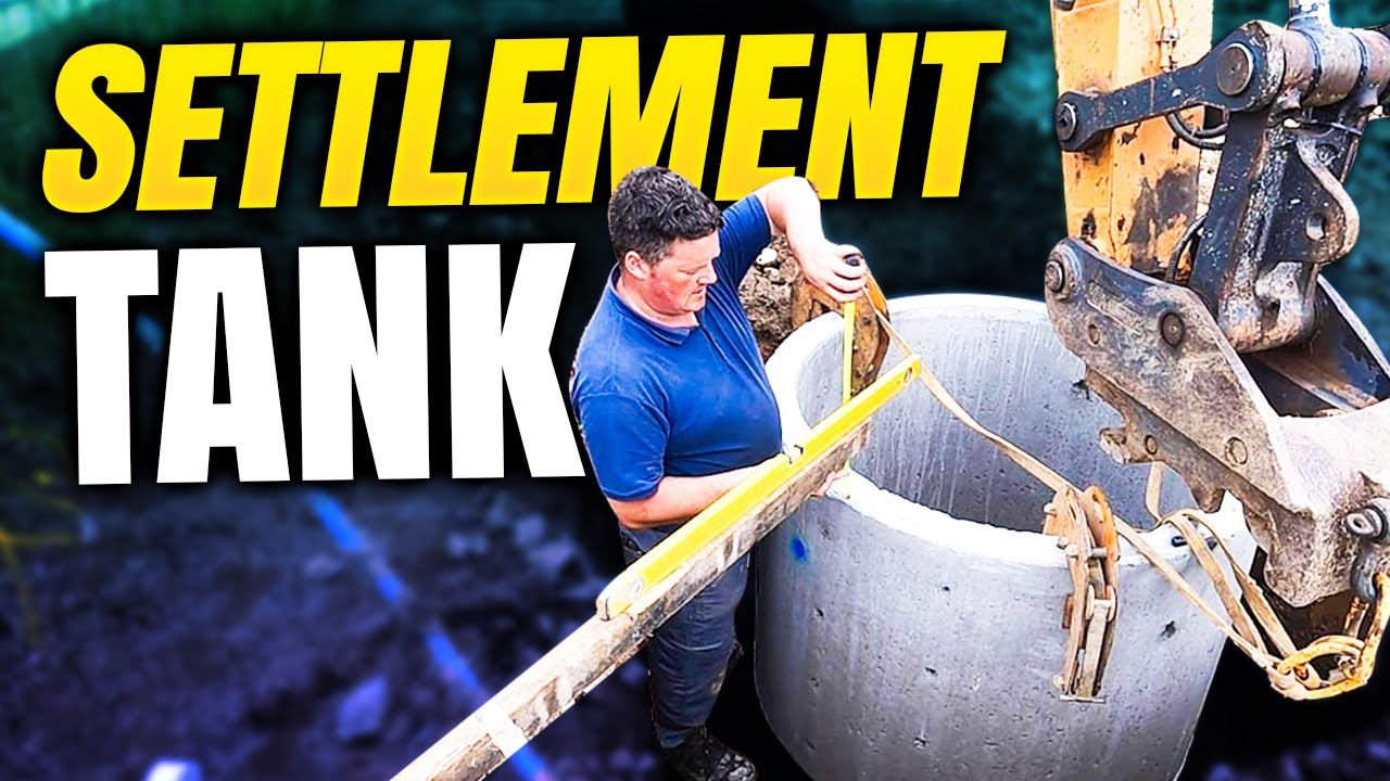 A DIY WATER SETTLEMENT TANK... to filter dirty water entering the homestead - YouTube