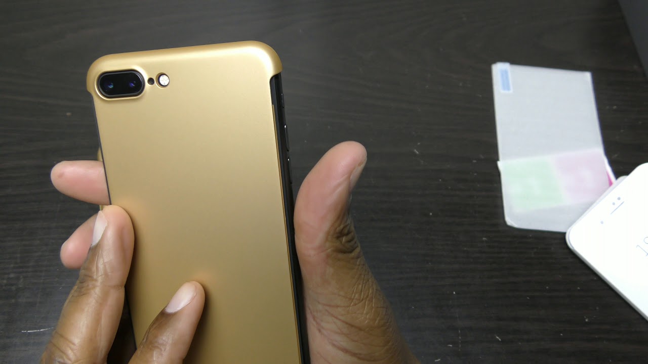 GOLD IPHONE 8 PLUS CASE - YouTube