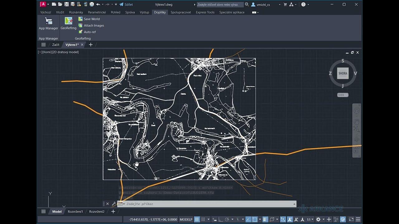 GeoRefImg - georeference images in AutoCAD - YouTube