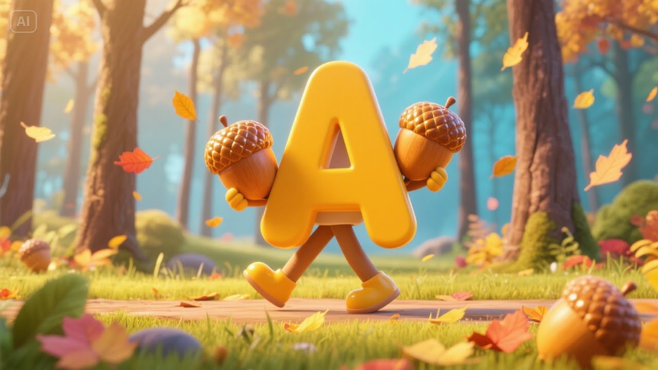 ABC Parade in the Forest | Alphabet Rhyme Adventure | Educational Kids ...