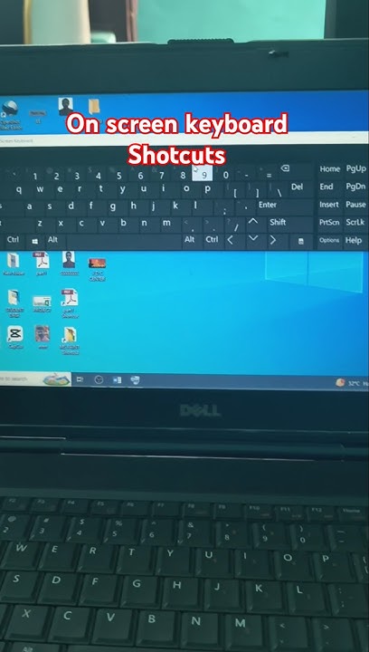 how to open on screen keyboard using shortcuts | shortcuts se keyboard open#shorts# ...