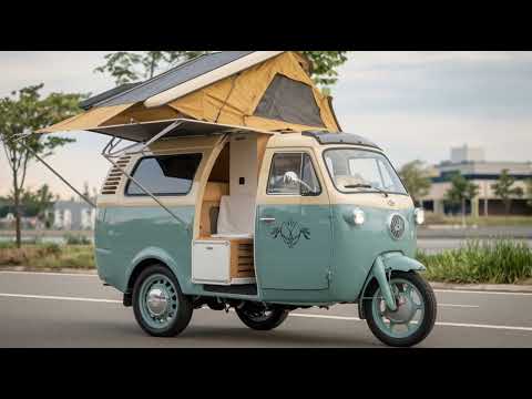 "2026 Freedom Camper Tricycle – The Ultimate Mini RV on Three Wheels ...