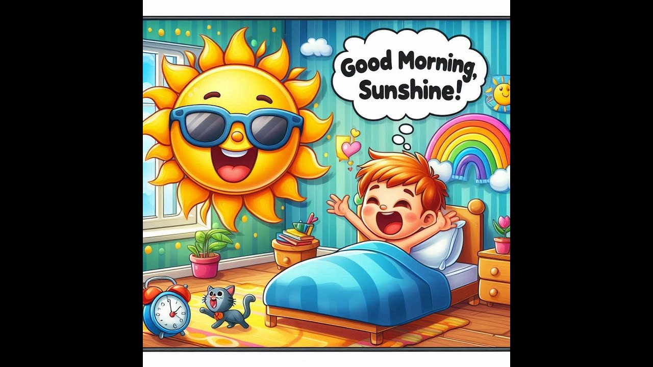 🌞 Good Morning, Sunshine! | Kids Morning Routine Song | Animated ...
