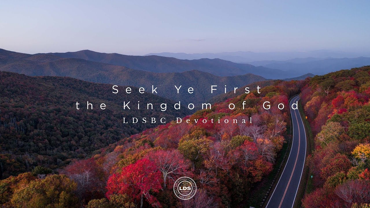 President G. Scott Spendlove: Seek Ye First the Kingdom of God - YouTube