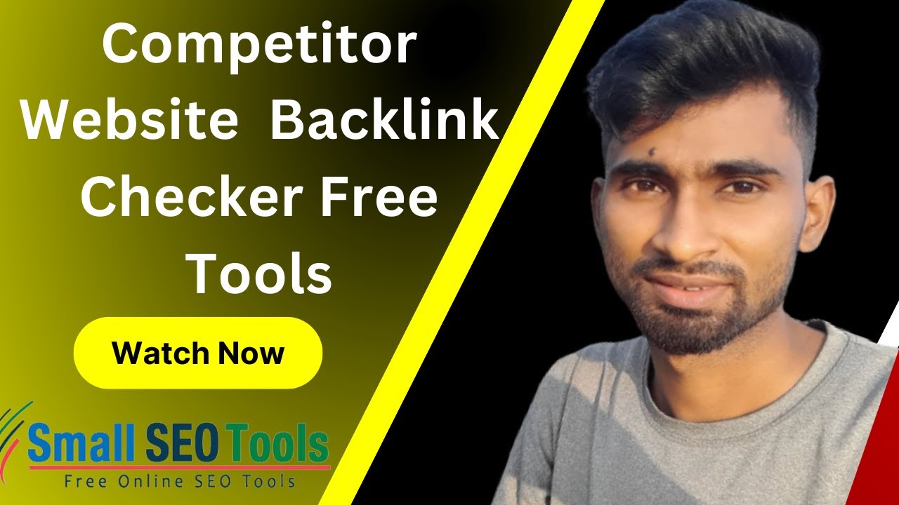 Competitor Backlink Checker Free Tool | How to Check Backlink of any ...