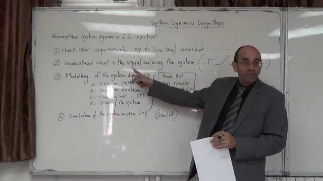 Control Algorithm (System Dynamics) Design Steps, 22/12/2014 - YouTube