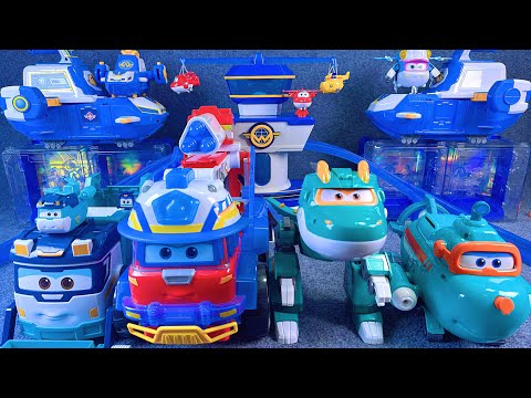 20-minute of satisfying unboxing, cool Super Wings Space Base Set Series ASMR | Review Toys