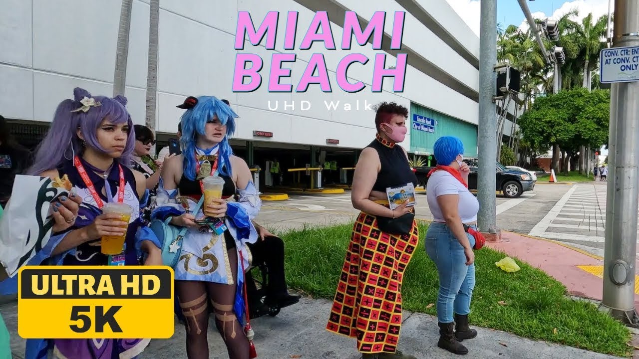 MIAMI BEACH Walk 4k. Walking tour of South Beach Summer 2022 - YouTube