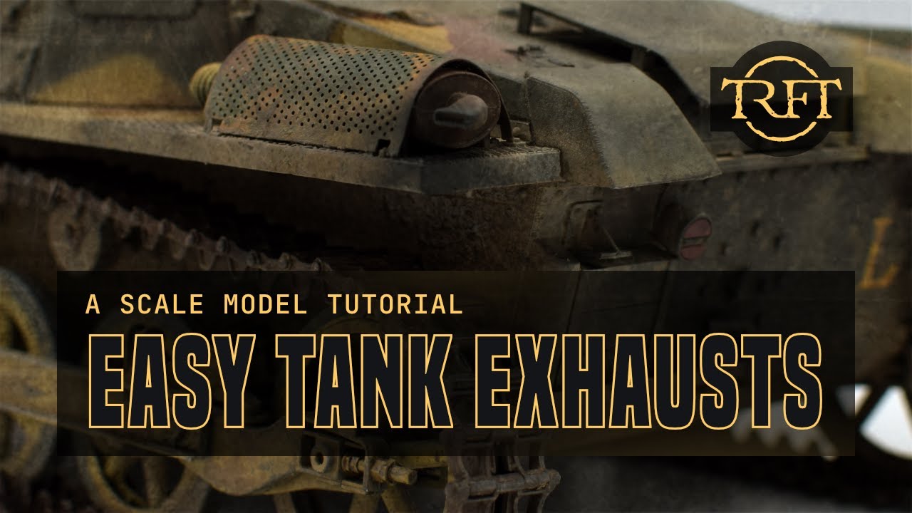 Easy Tank Exhausts | Panzer 1 Breda Tutorial - YouTube