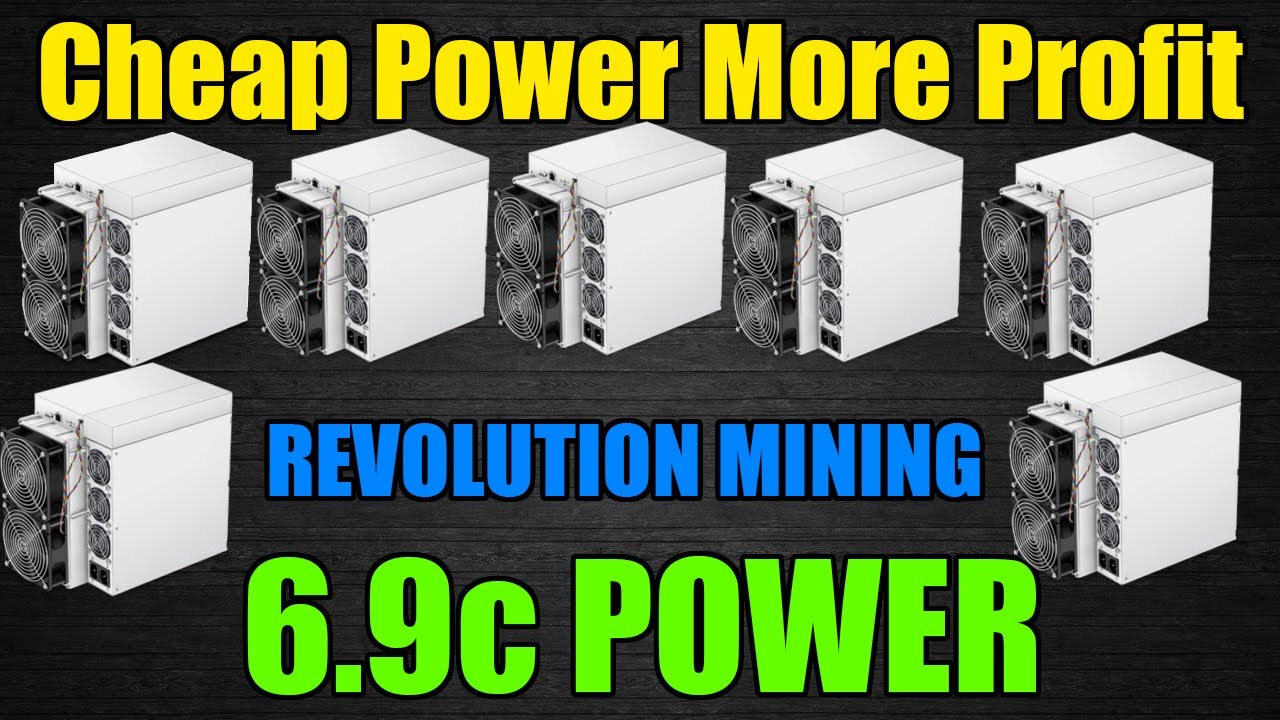 Crypto Mining Hosting With Revolution Mining 6.9c POWER!! - YouTube