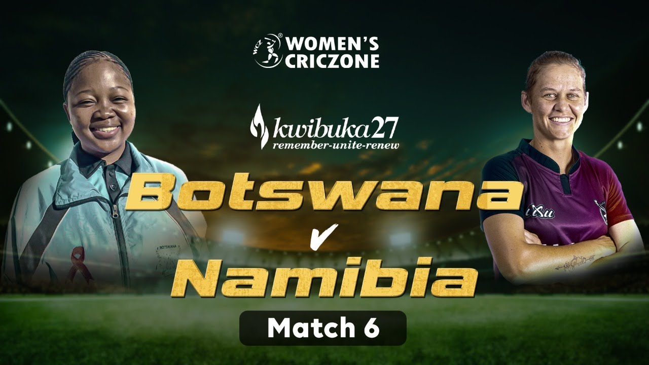 Botswana vs Namibia - Match 6 | Kwibuka T20 Tournament - YouTube