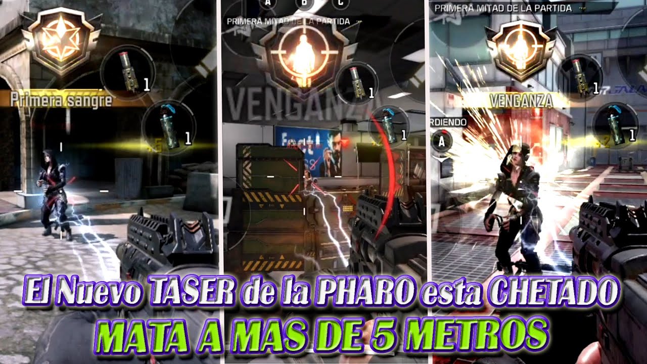 El Nuevo Accesorio TASER de la PHARO esta muy ROTO en COD MOBILE - YouTube
