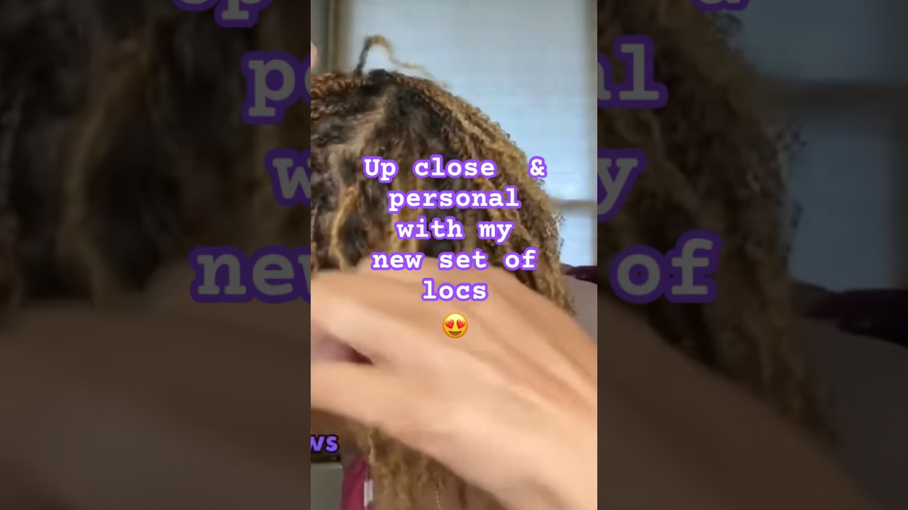Up close & personal | 2nd set of Locs | Locs on fine low density hair ...