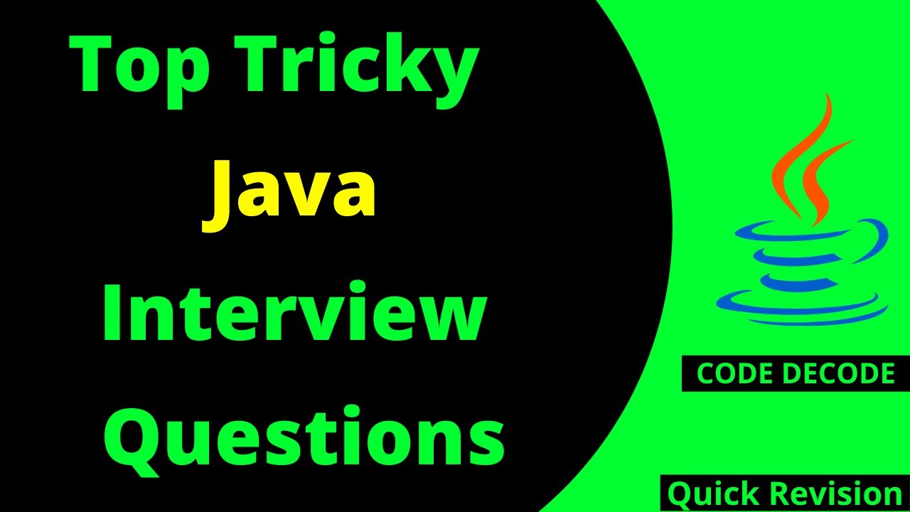 Top Tricky Java Interview Questions And Answers Java Interview Questions And Answers Code