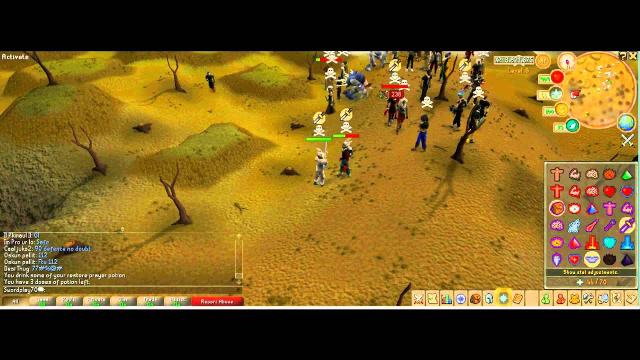 Runescape - Multi rushing 2 - Ags - Dark Bow - Commentary - YouTube