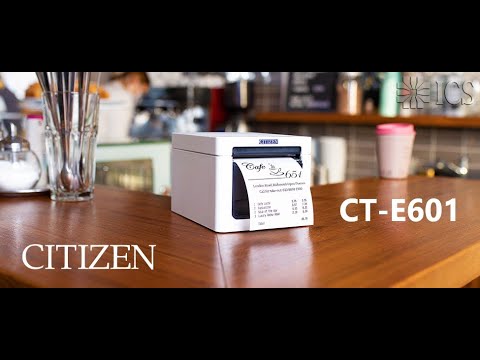 CITIZEN CT-E601 POS Printer Θερμικός εκτυπωτής αντιμικροβιακός - YouTube