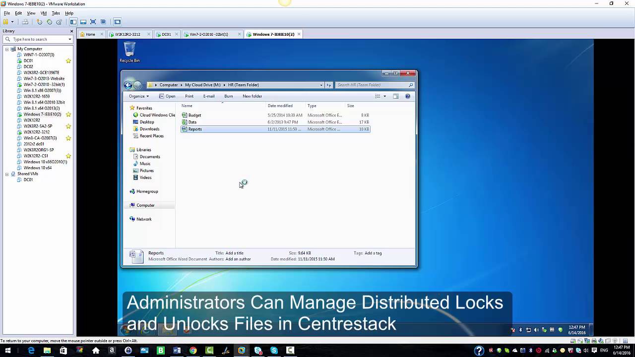 Admins Can Manage Distributed Locks and Unlock Files in Centrestack ...