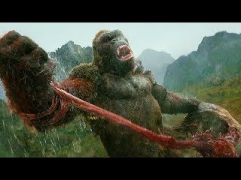 KONG vs GIANT SQUID - Fight Scene - Kong: Skull Island (2017) Movie ...