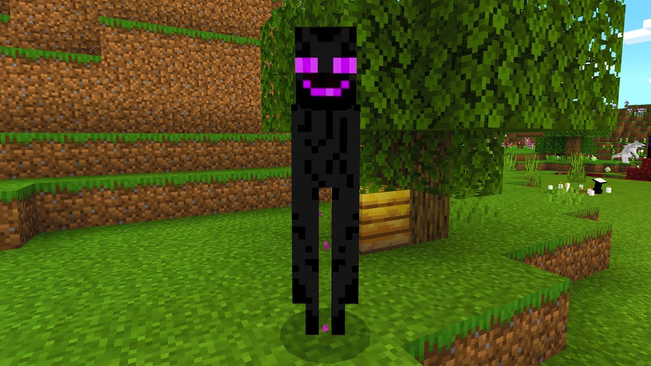 Aghaidh Enderman Minecraft