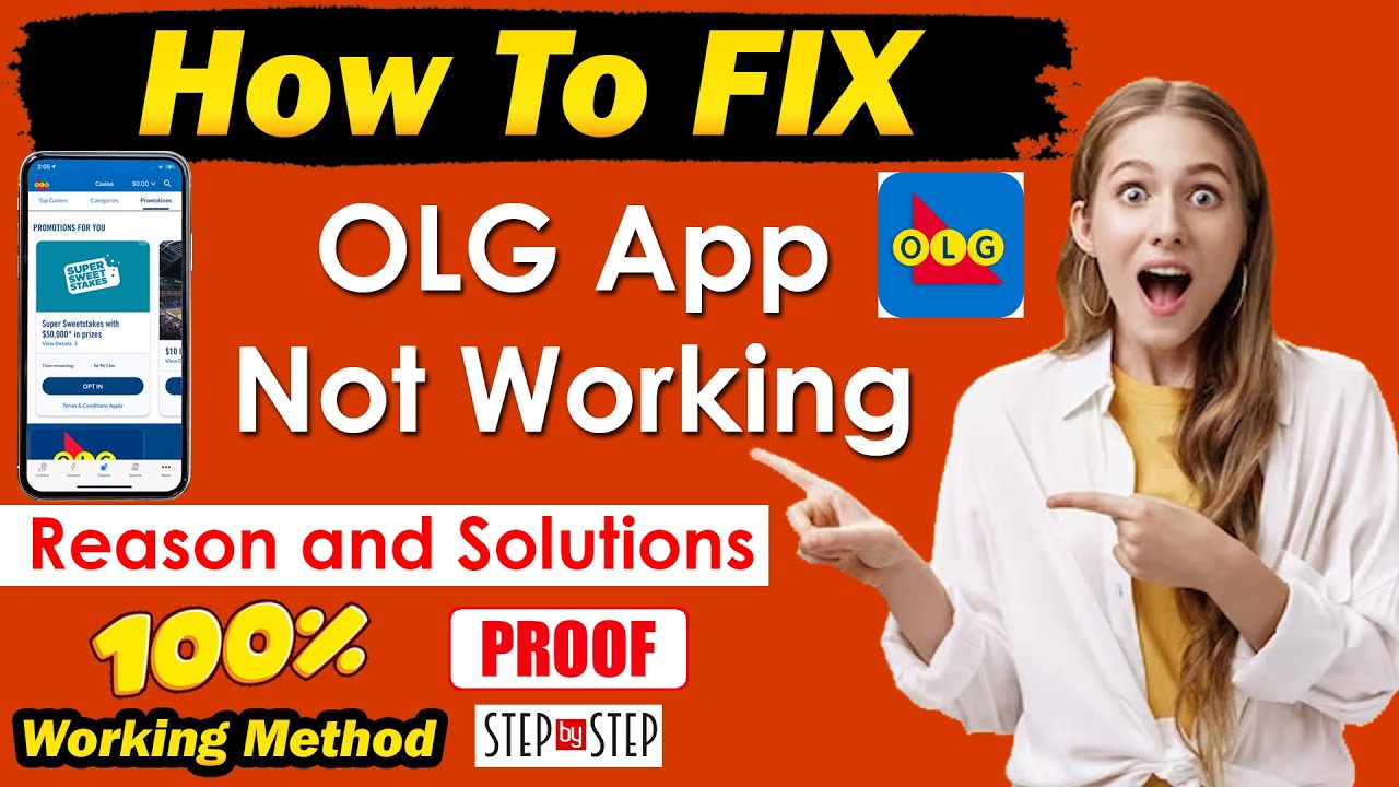 How to fix: olg app not working | olg app not working on iphone - YouTube