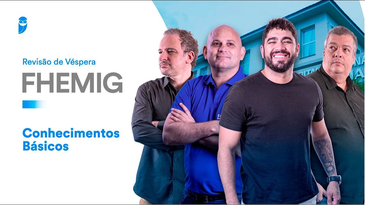 Revisão de Véspera FHEMIG - Conhecimentos básicos - YouTube