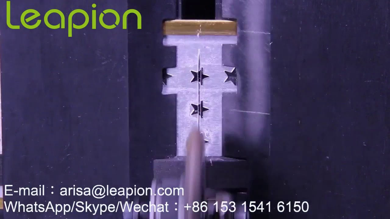 Leapion bending machine make channelume luminous letter - YouTube