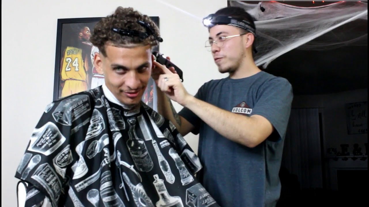 BARBER GOES CRAZY! CRISPY HAIRCUT TIME! - YouTube
