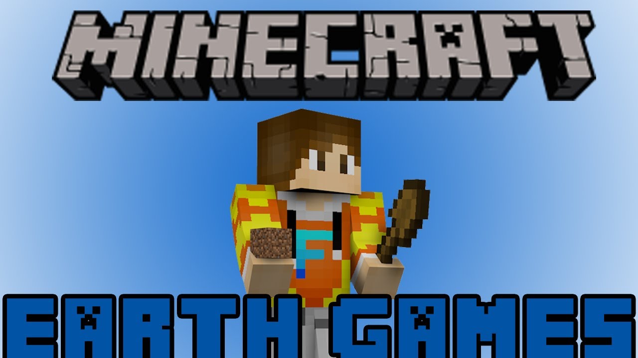 Minecraft EARTH GAMES Minigame w/ Fire - Double Kill! - YouTube