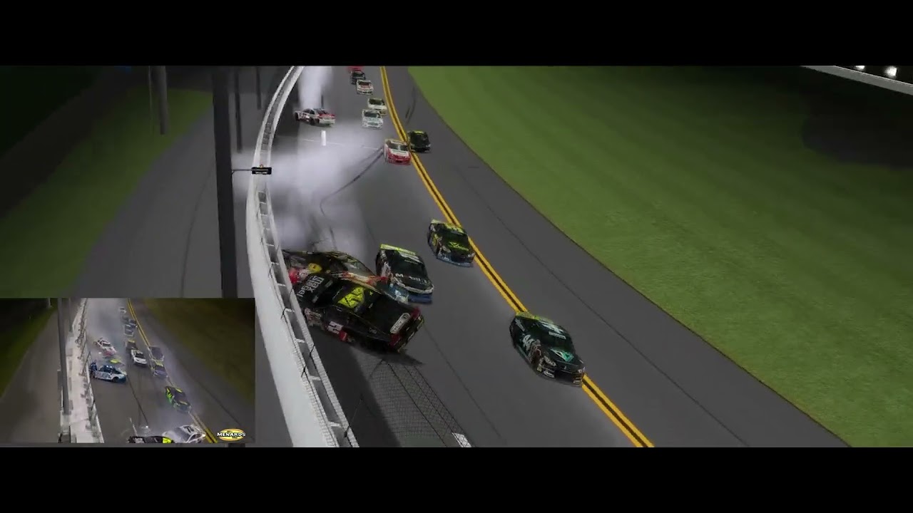 NR2003 2024 Andres Perez ARCA Near Flip @ Daytona Reenactment (redone ...