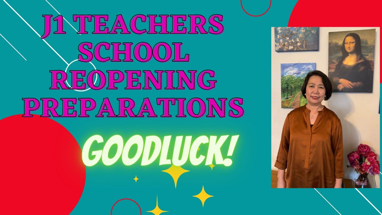 J1 Teachers: Looking Forward to School Reopening - YouTube