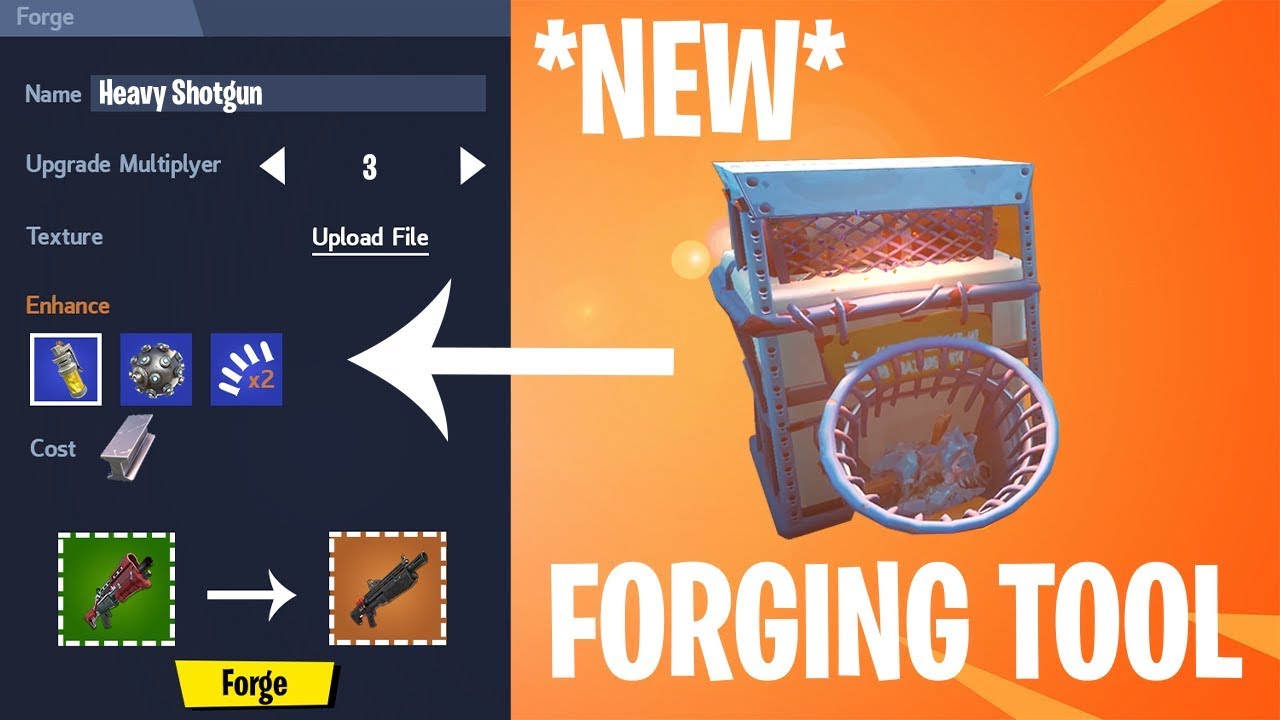 *NEW* Forging Tool | Fortnite Creative CONCEPT | Anvils In Fortnite ...