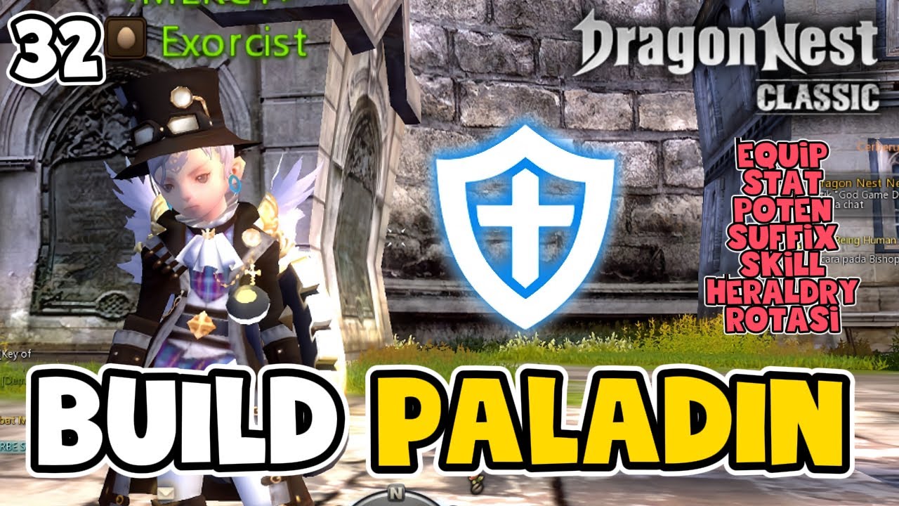 BUILD PALADIN (32) EQUIP-STAT-POTEN-SUFFIX-SKILL-HERALDRY-ROTASI ...