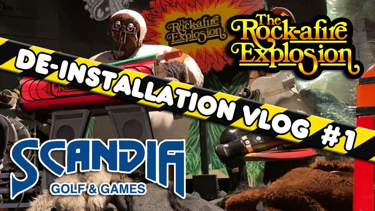 The Rock-afire Explosion's De-Installation Vlog (Part 1) at Scandia ...