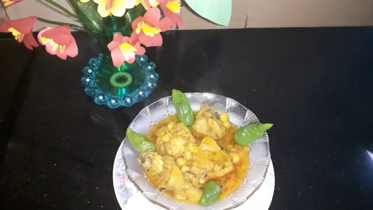 Delicious chicken chany Recipe maidas kitchen with saman - YouTube