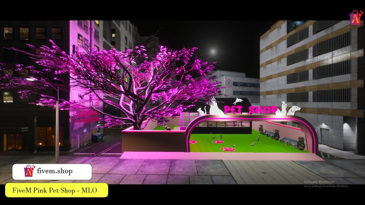 FiveM Pink Pet Shop MLO | FiveM MLO Shop #fivem #petshop - YouTube