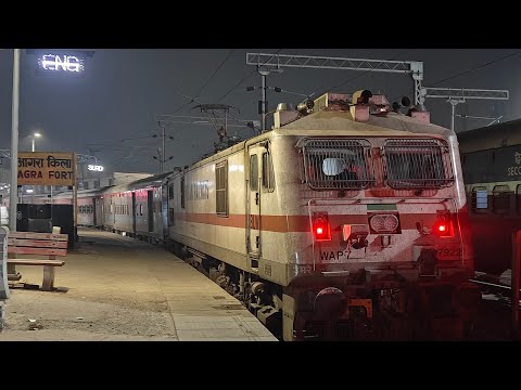 WINTER SPECIAL JOURNEY: 12180 AGRA FORT - LUCKNOW JN INTERCITY SF EXPRESS (AGRA FORT - ETAWAH JN) ⚡🚉