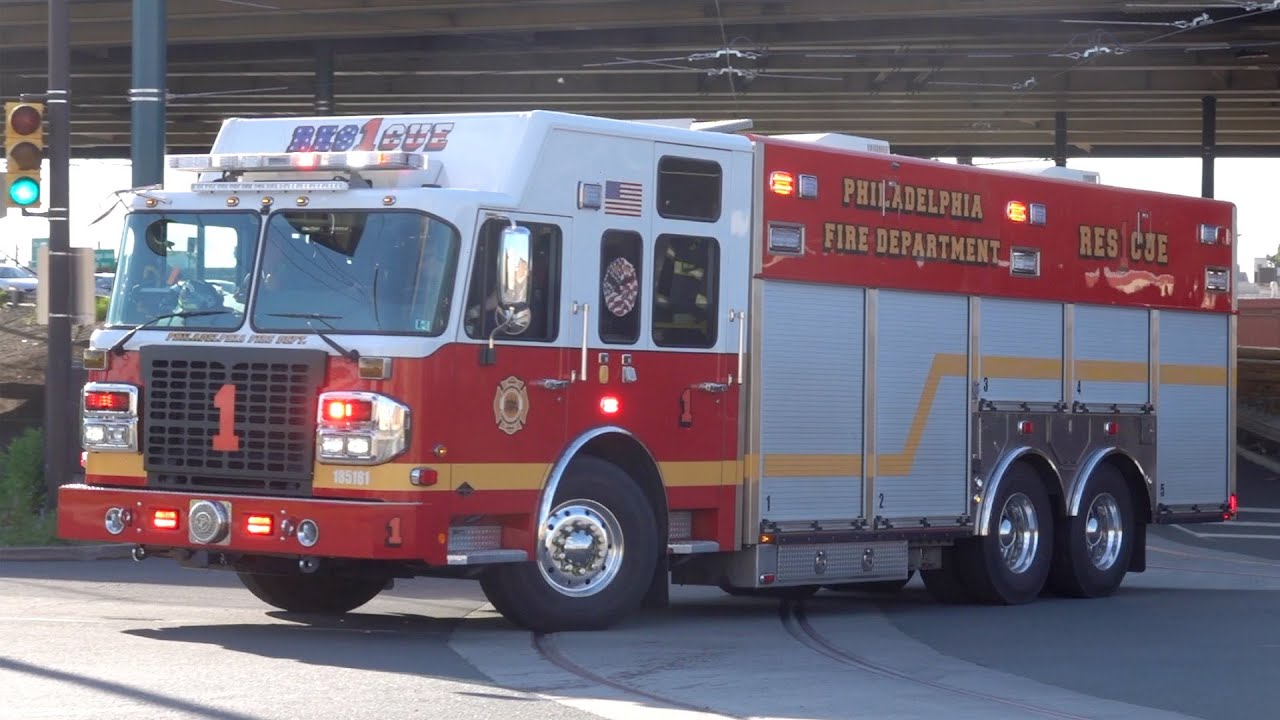 PFD Rescue 1 Responding - YouTube