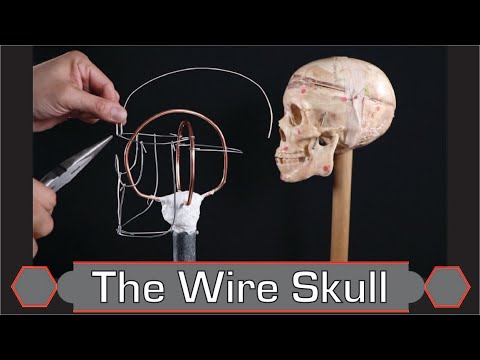 The Wire Skull - The Head Armature - Head Sculpture - YouTube