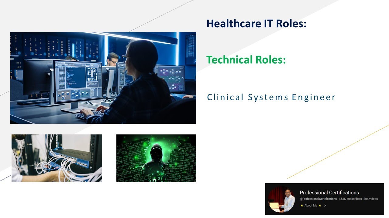 | Healthcare IT Roles | Technical Roles | Clinical Systems Engineer ...