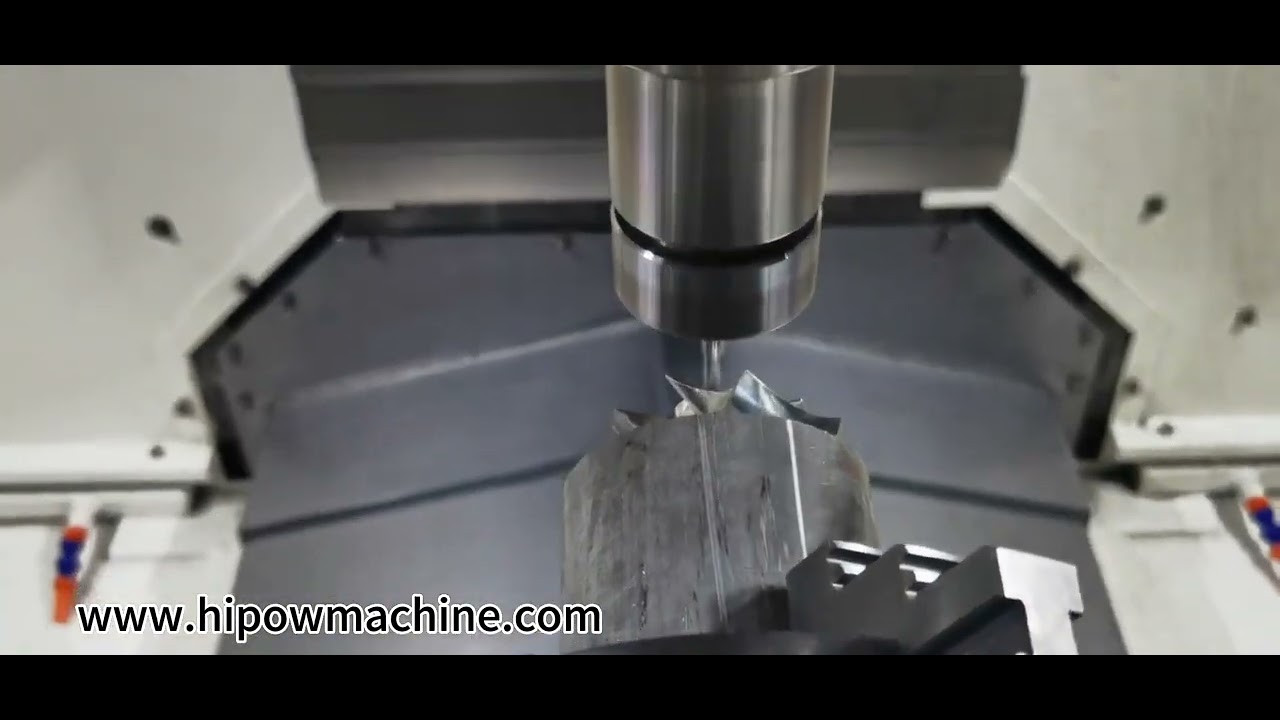 VMC850 CNC Vertical Machining Center process workpiece with 5 axis - YouTube