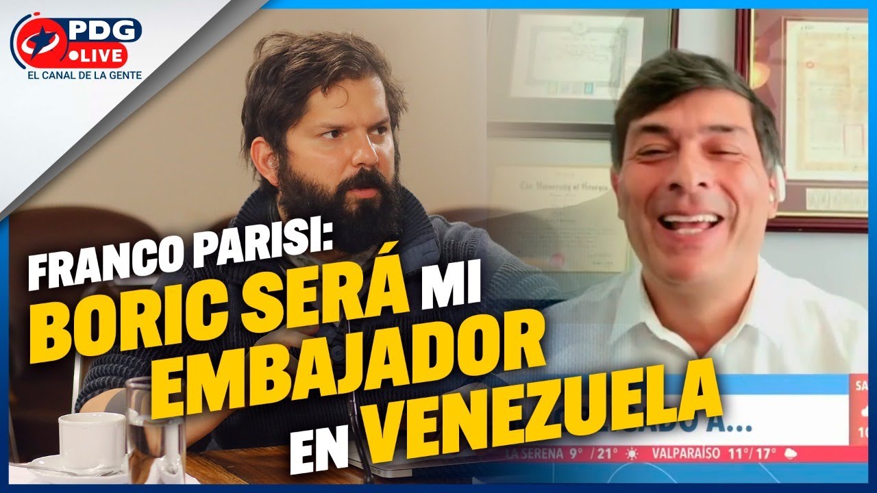 BORIC SERÁ MI EMBAJADOR EN VENEZUELA | Franco Parisi - YouTube