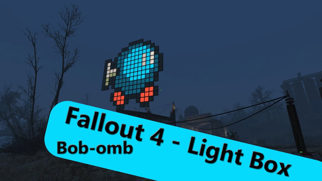 KEVIN'S ARCADE: Fallout 4 - Light Box Bob-omb [LIGHTBOX BILLBOARD ...