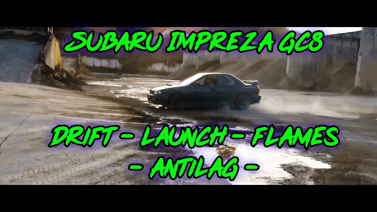 Subaru Impreza GC8 l Antilag Flames Launch Drift l - YouTube