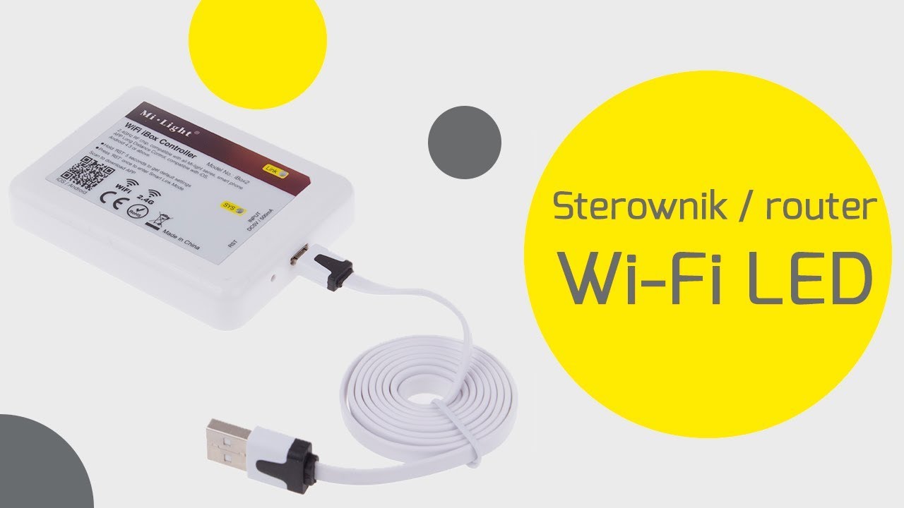 Wi-Fi LED router / sterownik do oświetlenia strefowego na smartfon i ...