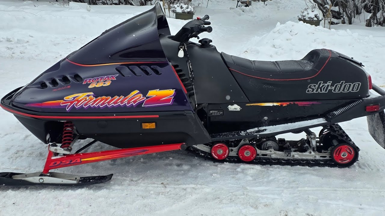 1996 Skidoo Formula Z 583 - YouTube