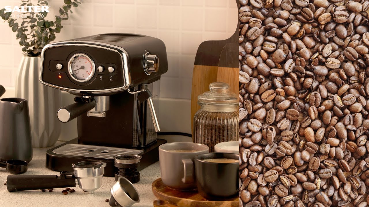 Salter Introducing | The Barista Deluxe Coffee Machine | Modern Kitchen ...