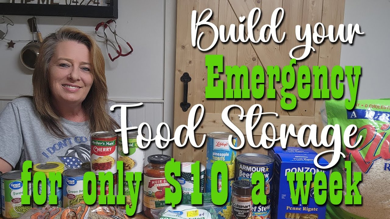 Build your Emergency Food Storage with only $10 a week ~ Budget ...