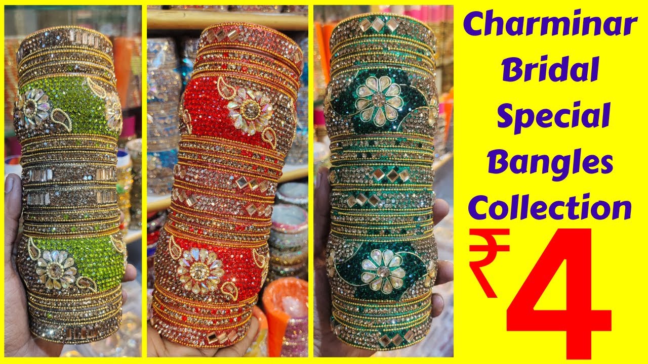 Charminar Best Bridal Bangles Collection | Hyderabad Cheapest Bangles ...