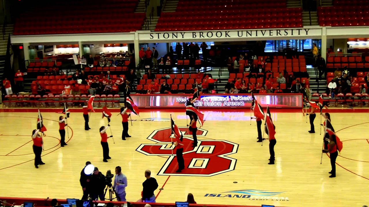 Color Guard Basketball Halftime Performance - Flawless - YouTube